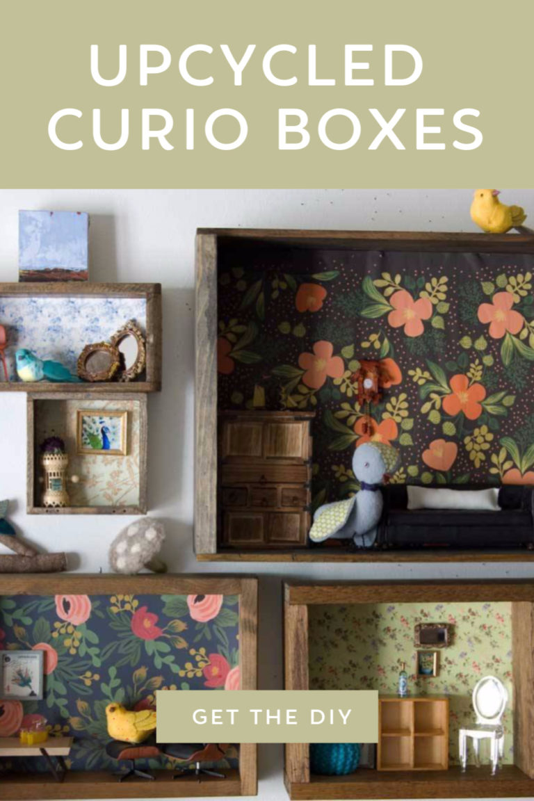 Upcycled Curio Boxes DIY - Wise Craft Handmade