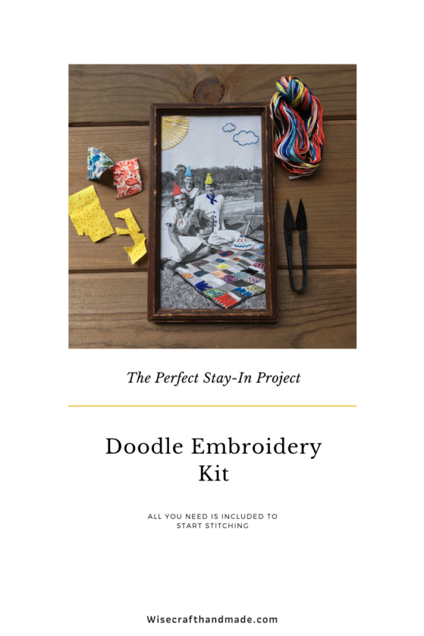 New Doodle Embroidery Kits - Wise Craft Handmade