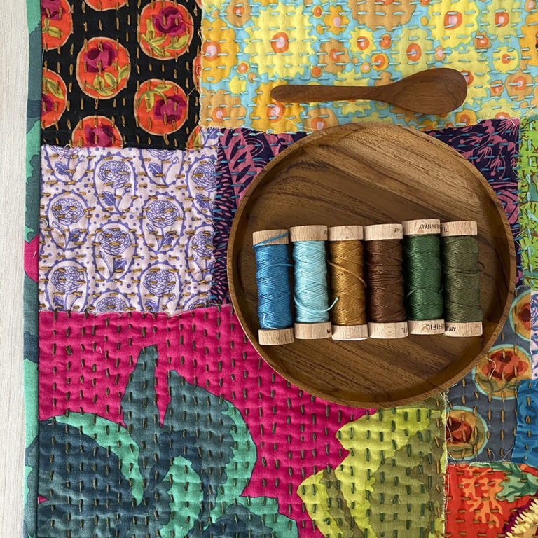 Exploring Kantha Stitching - Wise Craft Handmade