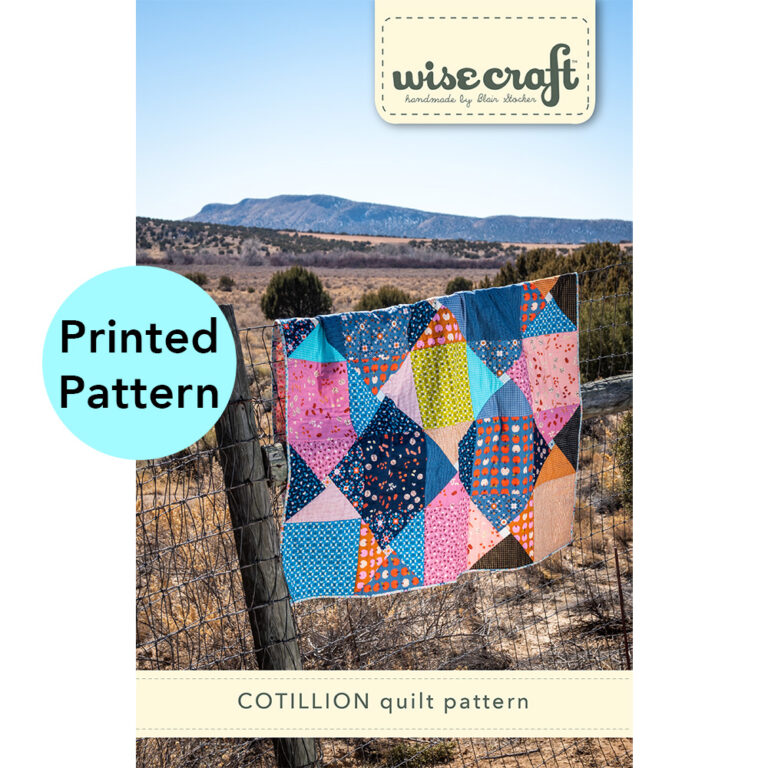 Cotillion Printed Quilt Pattern - Wise Craft Handmade