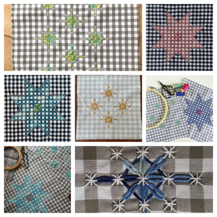 Your blocks from the first month of the Snowflake Sampler BOM - Wise ...