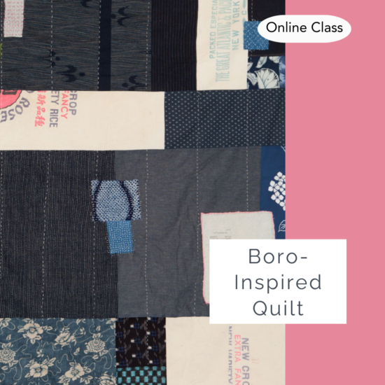 Online Class- Boro Inspired Quilt - Wise Craft Handmade