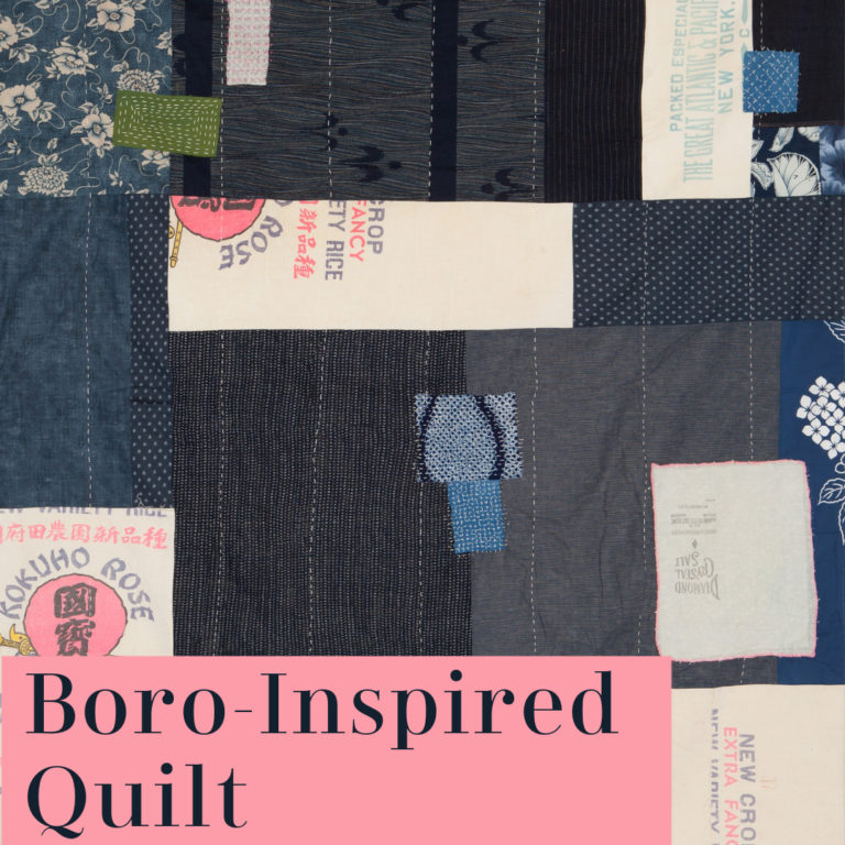 Online Class- Boro Inspired Quilt - Wise Craft Handmade