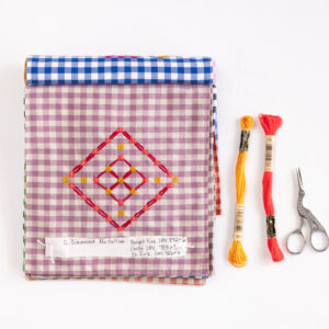 Chicken Scratch Embroidery 101: My preferred gingham fabric - Wise ...