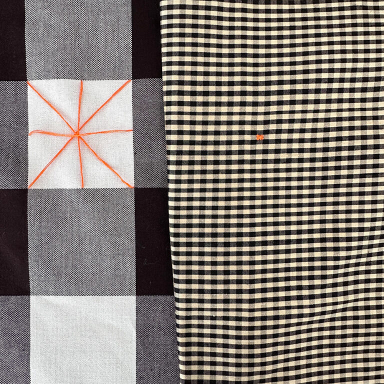 Chicken Scratch Embroidery 101: My preferred gingham fabric - Wise ...