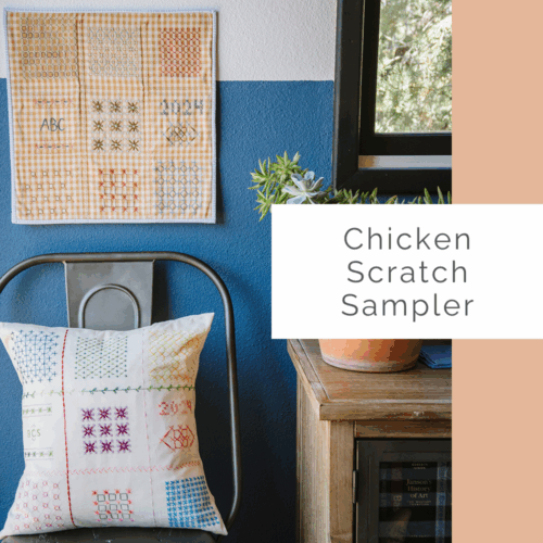 Join us for the Chicken Scratch Sampler Sew Along - Wise Craft Handmade