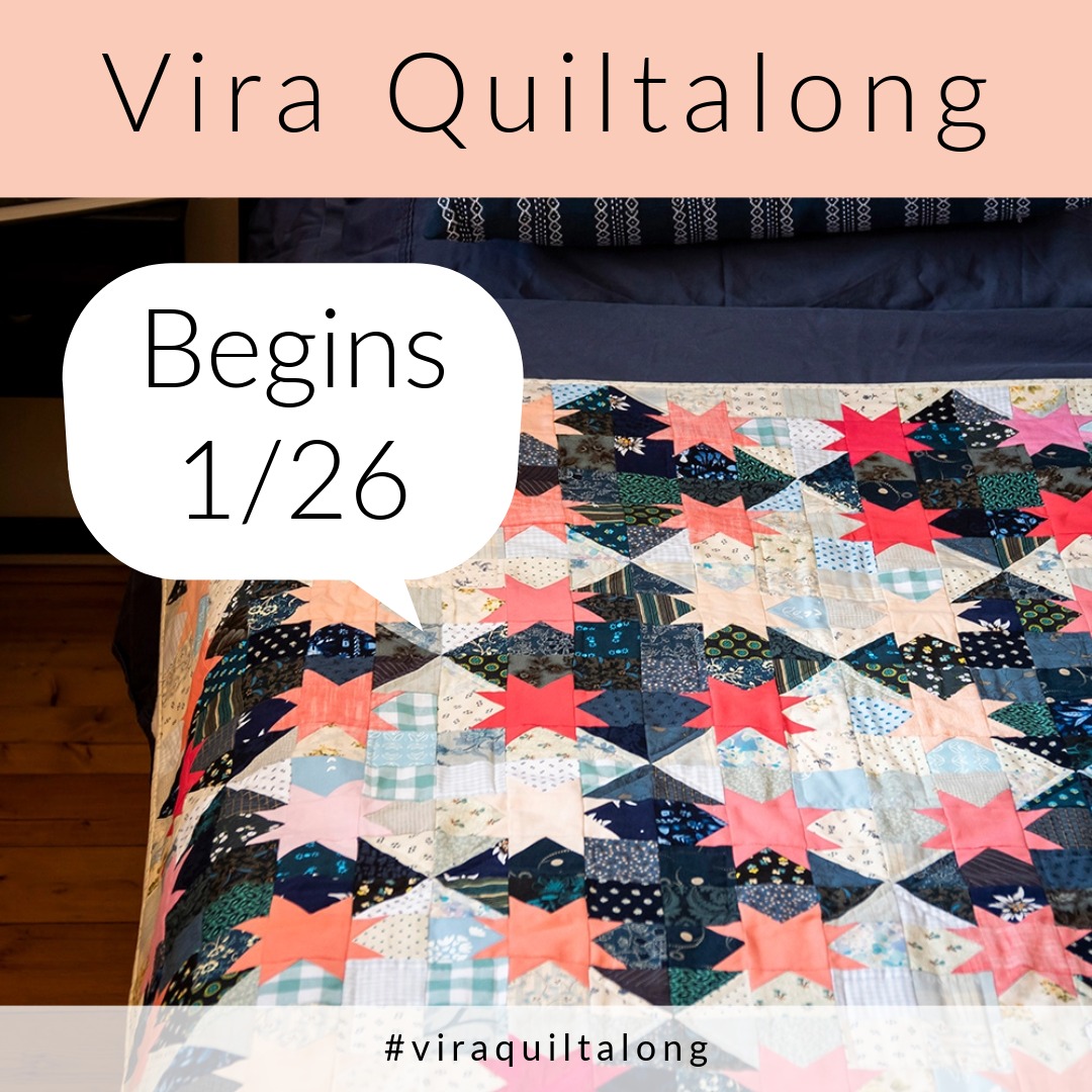 Join the Vira Quiltalong starting January 26th - Wise Craft Handmade